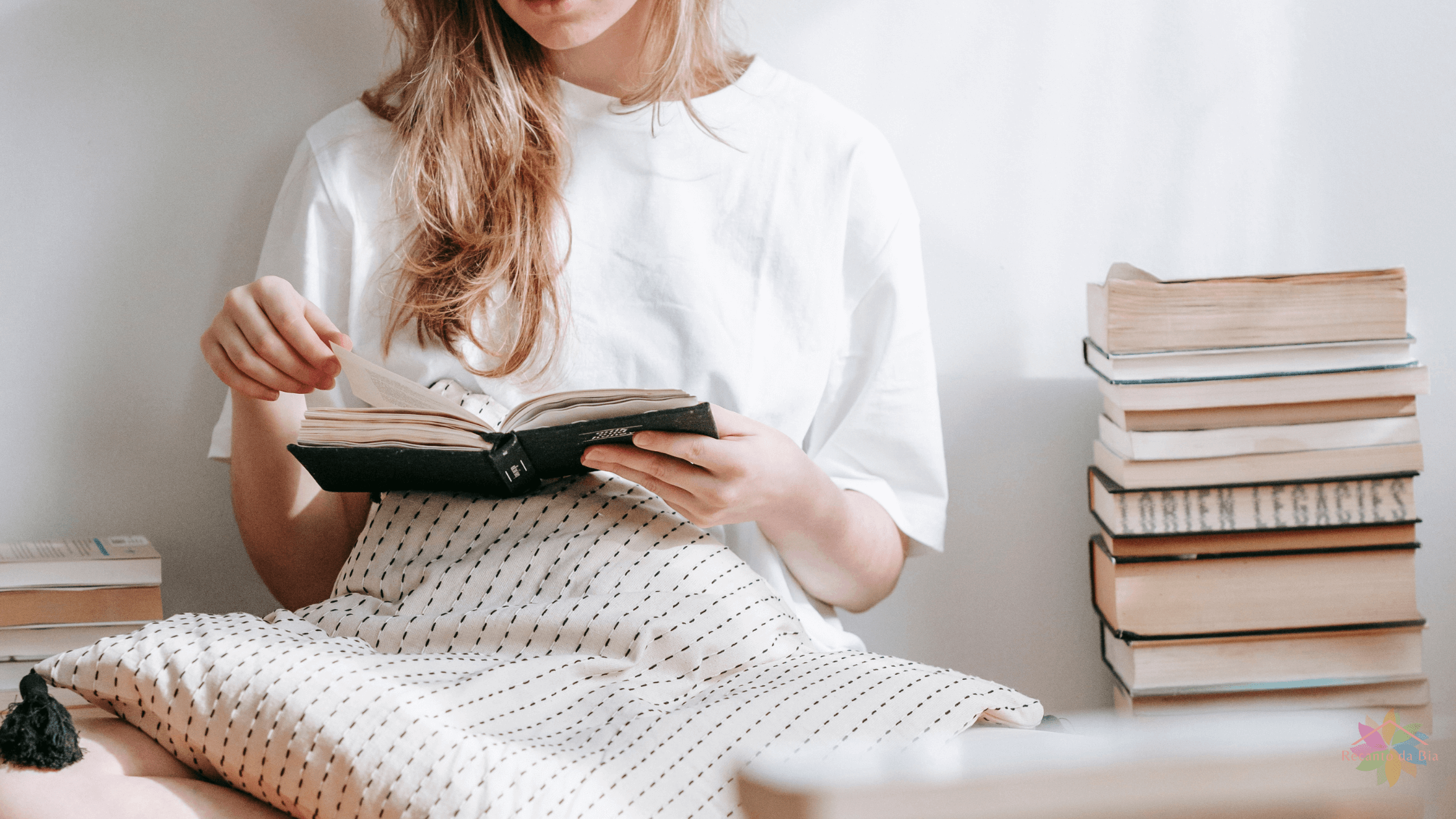 Veja como ler 50 livros em um ano -Recanto da Bia